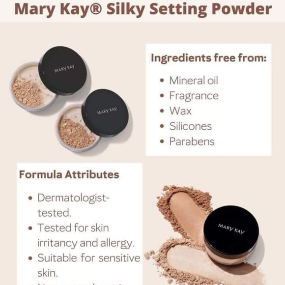 Mary Kay | Makeup | Mary Kay Silky Setting Powder In Light Beige | Poshmark